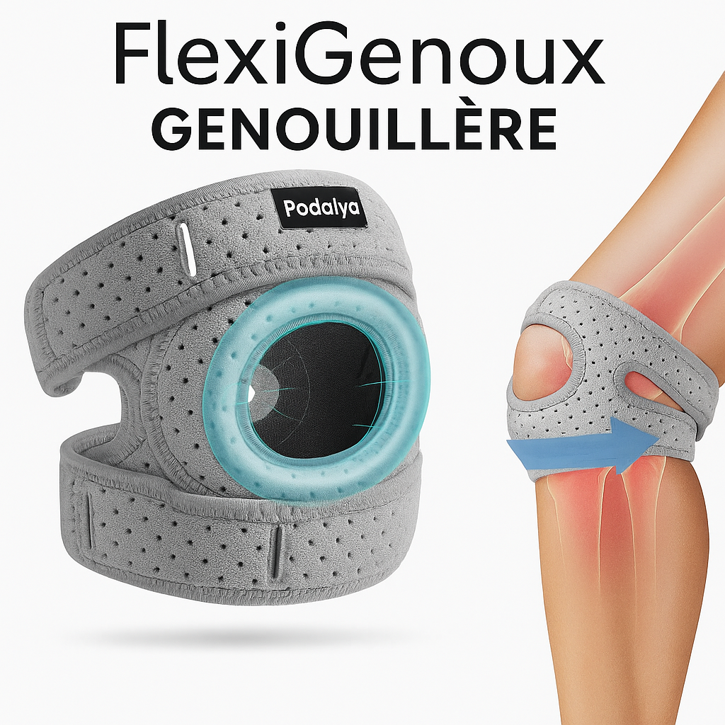 Flexiknee™ Patellar Knee Brace: Realigns the knee joint during your mo – Podalya